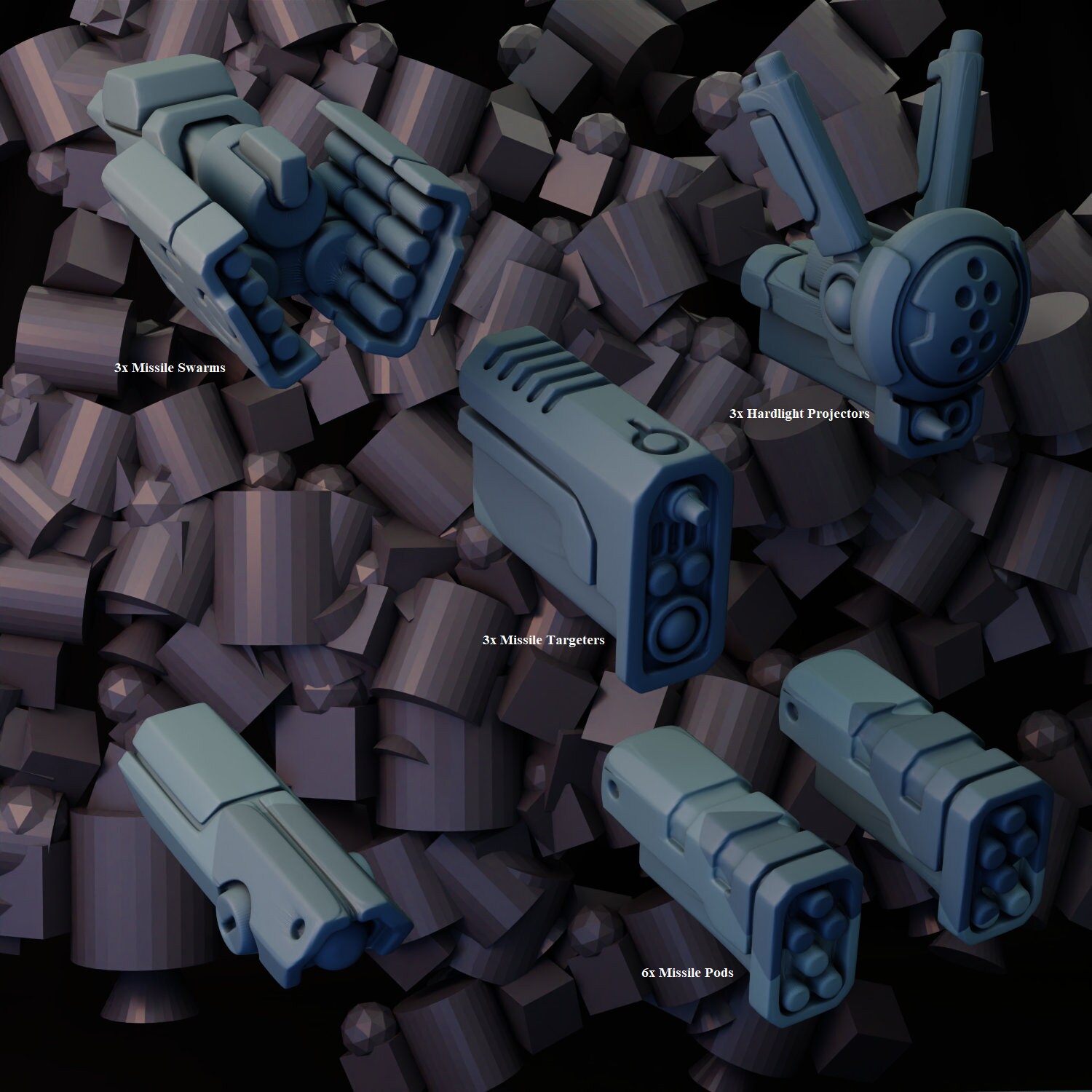 Koi Asagi - Mkii Hardsuit Squad (3x) - Etsy