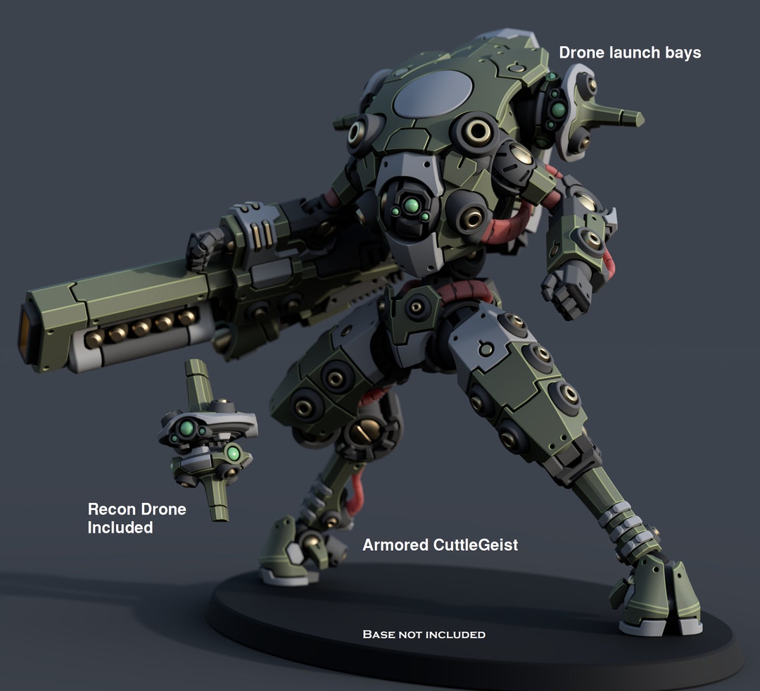 Cuttlegeist Armored Hardsuit - Etsy