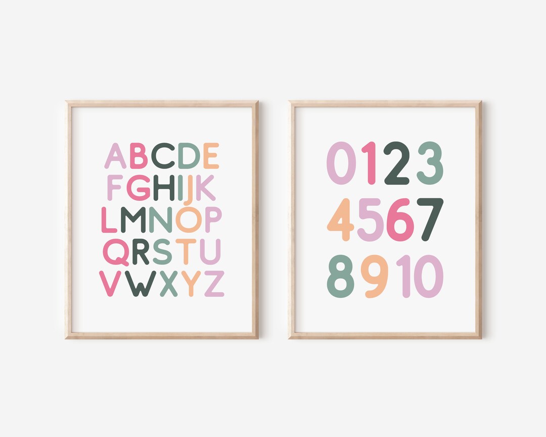 Letters and Numbers Posters | Educational | Alphabet | 0-10 | A-Z ...