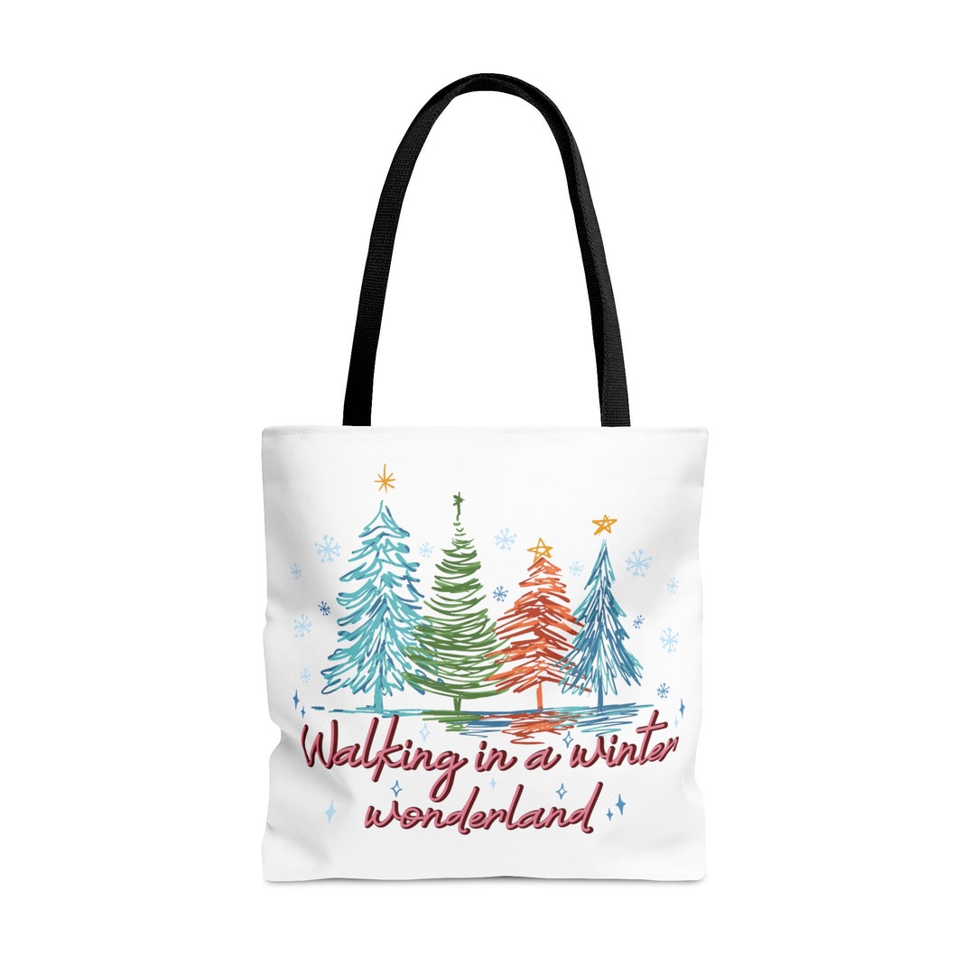 Winter Wonderland Tote Bag Walking in A Winter Wonderland - Etsy