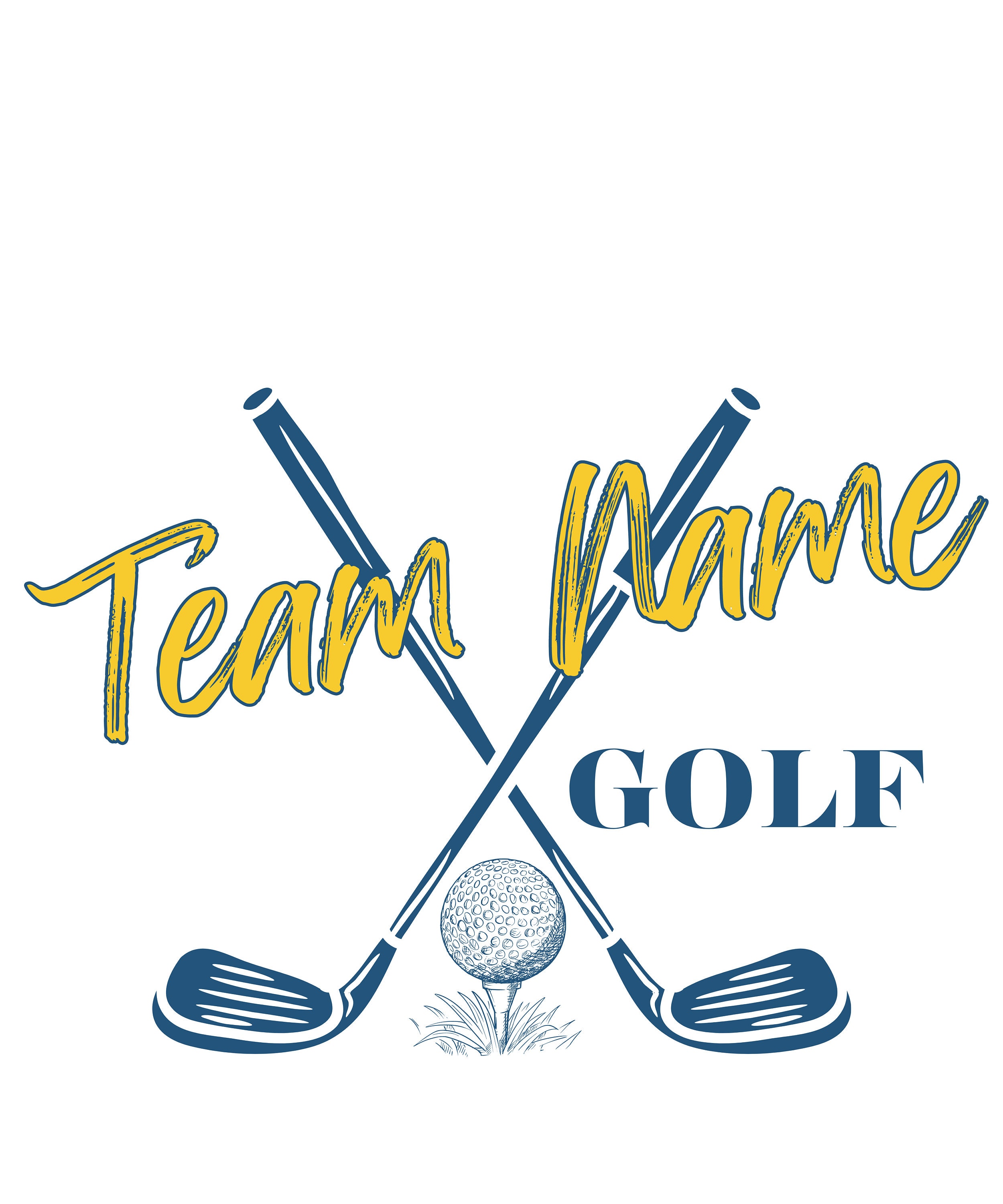 Personalized Team Name for Golf Team Shirts, Golf Shirt, Golf T-shirt ...