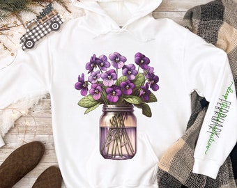 February Birth Flower Violet SVG - Etsy