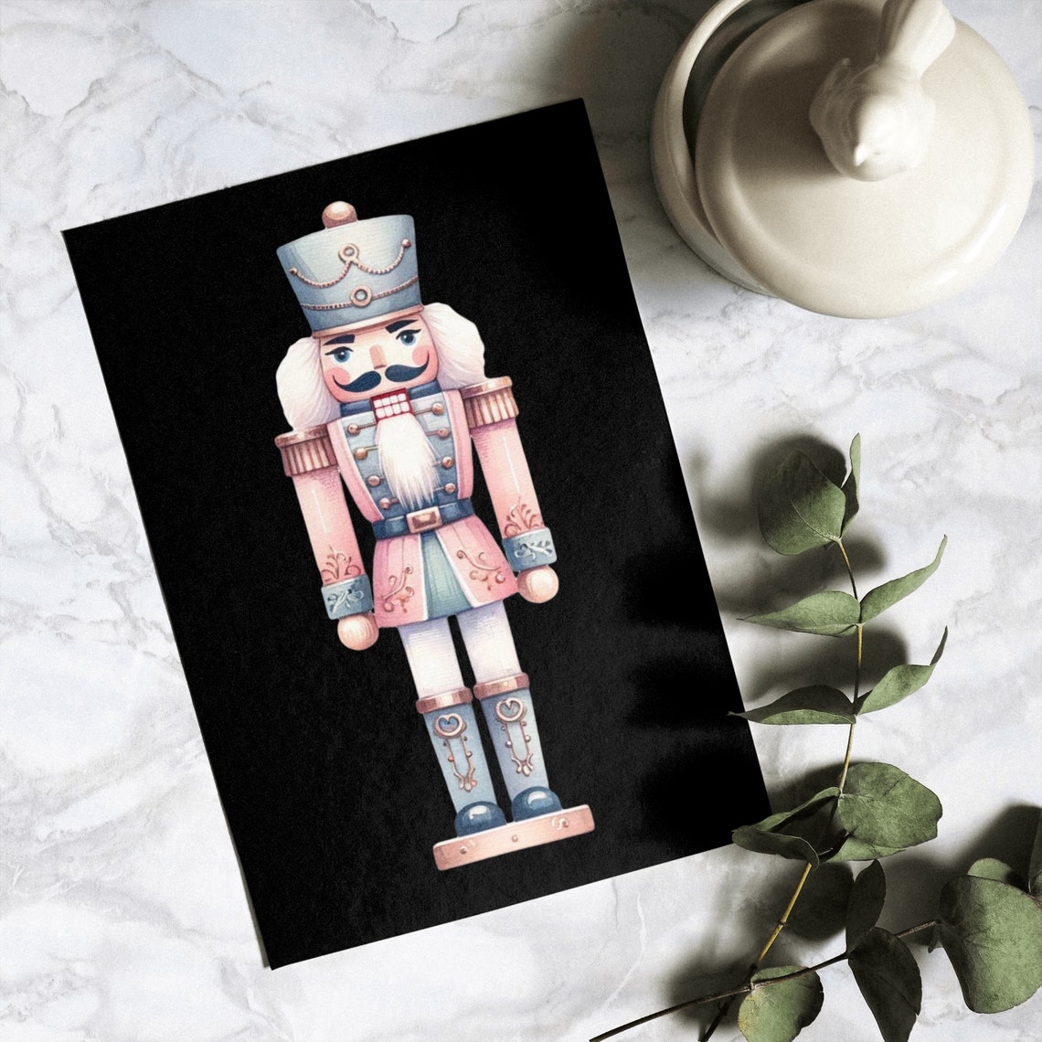 Pastel Nutcracker, Christmas Nutcracker PDF PNG SVG Dxf All 4 Files Sublimation, Cricut ...