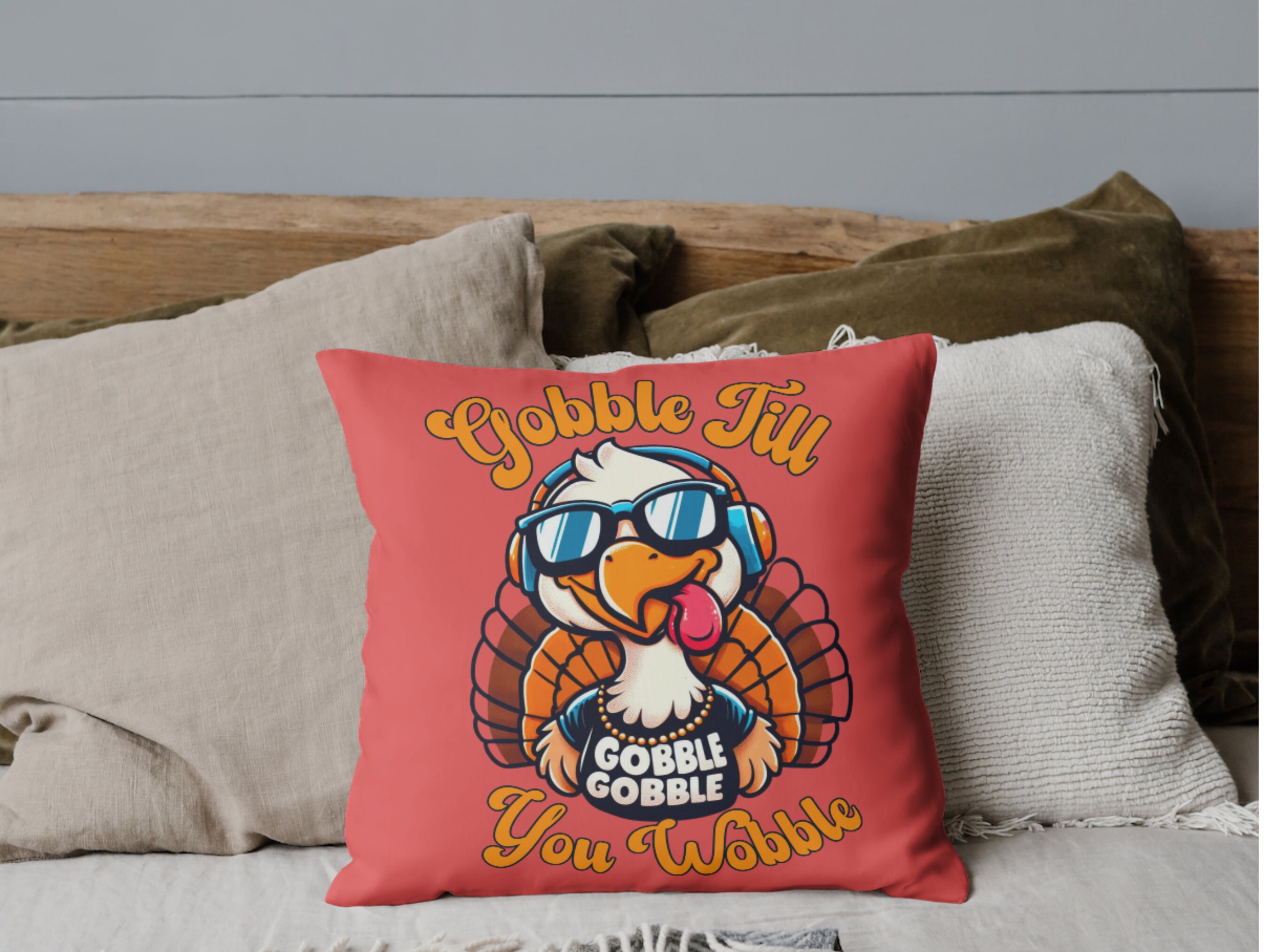 Gobble Till You Wobble Turkey PNG SVG PDF Digital Download - Etsy