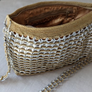 Beige Can Tab & Crochet Handmade Purse - Etsy