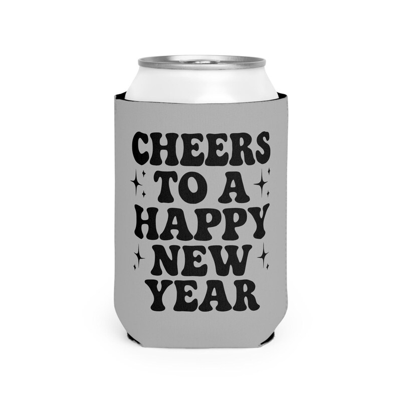 Happy New Year Can Cooler, Personalized 2026 NYE Party Drink Koozie ...