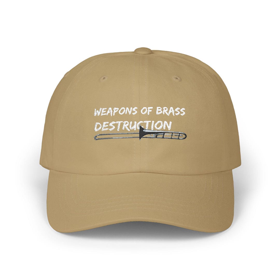 Funny Trombone Hat, Trombonist Dad Hat, Band Musician Gift, Low Brass ...