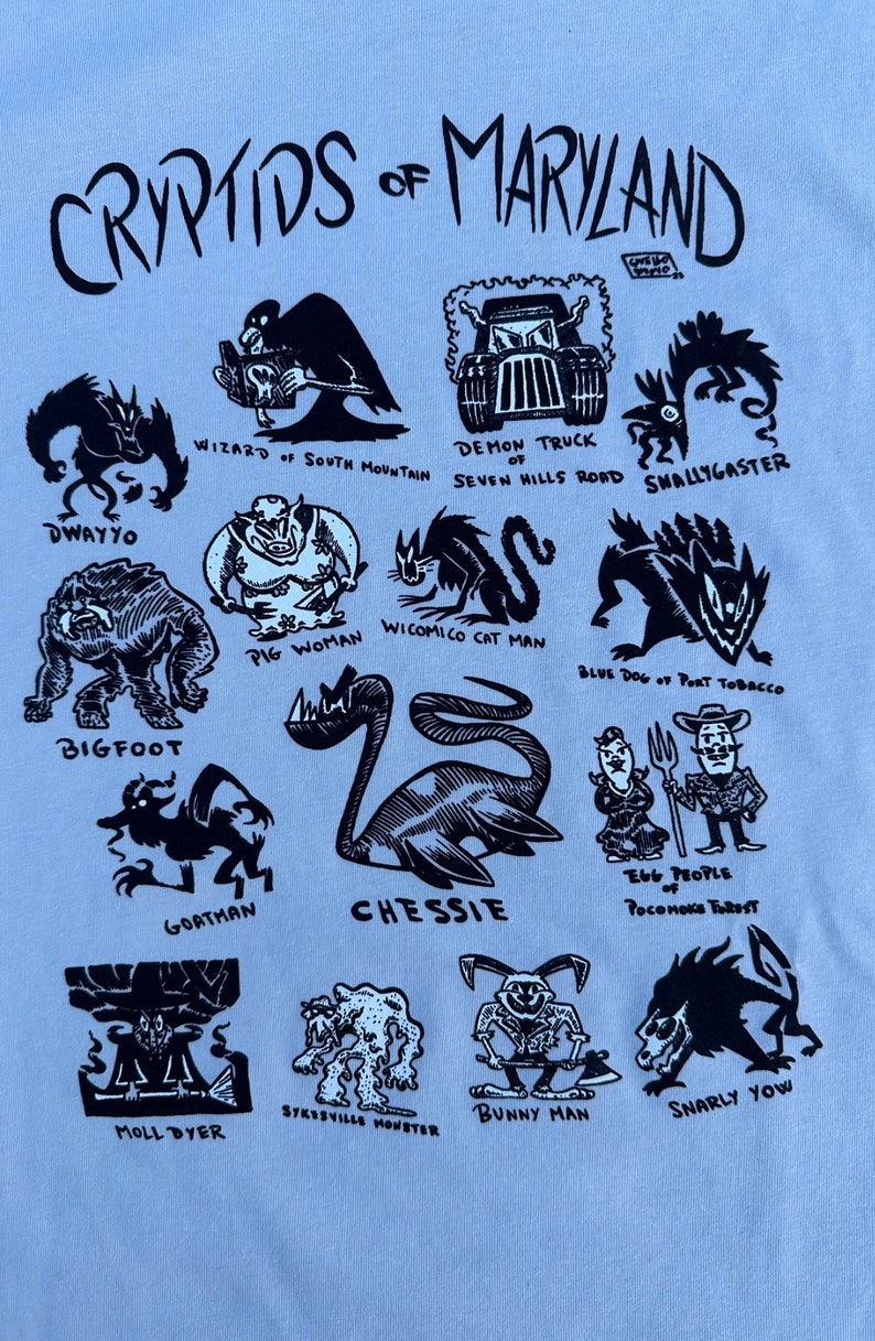Cryptids of Maryland - Etsy