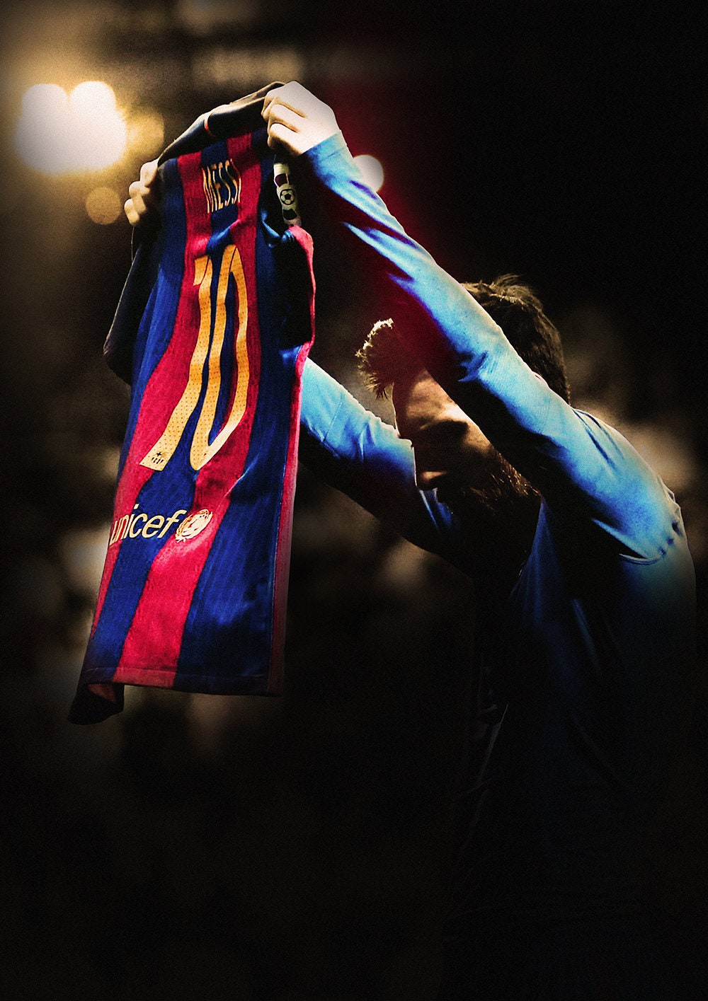 Leo Messi Poster, FC Barcelona & Argentina, A3 Print (digital Download ...