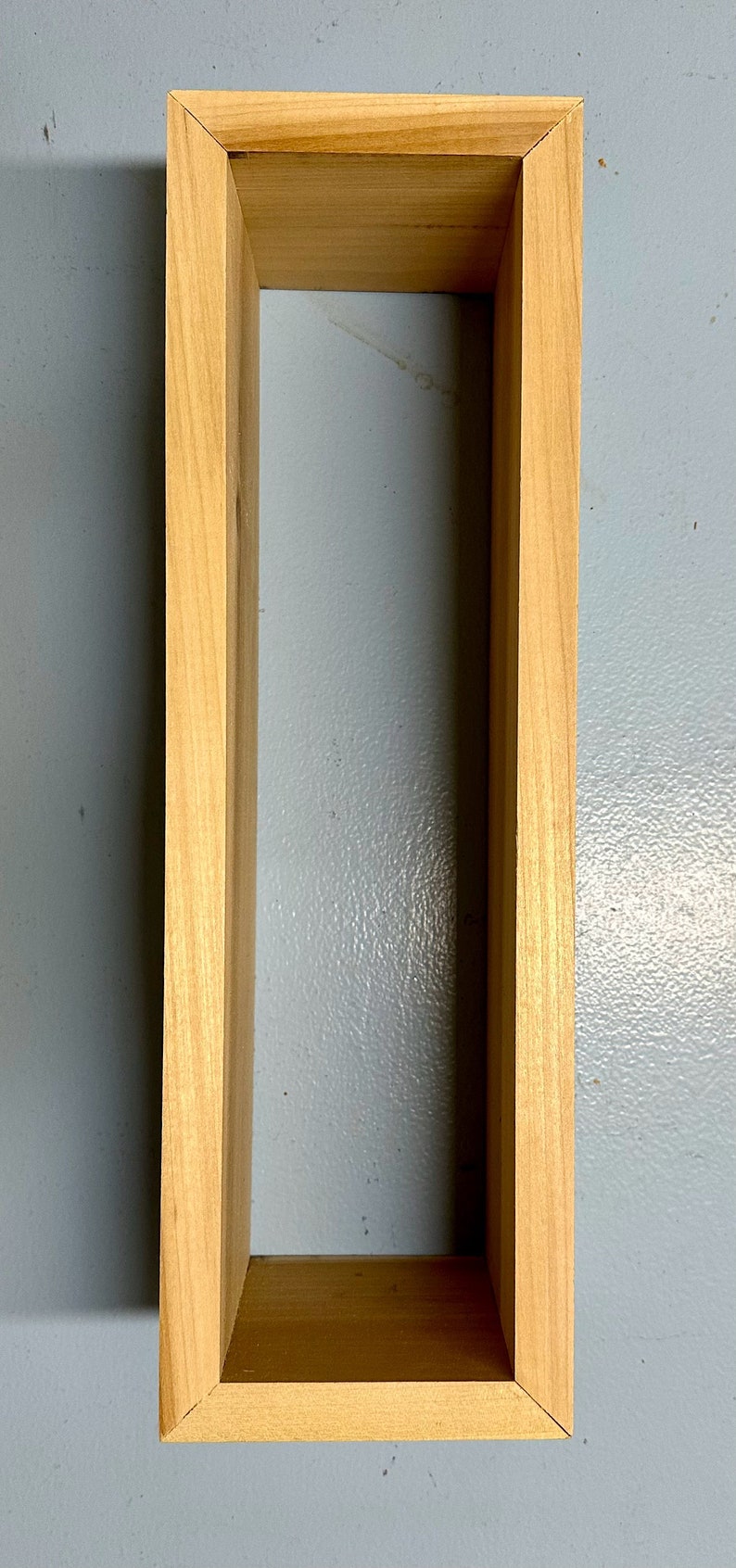 Floating Rectangle Shelf Display Shelf Bathroom Shelf Easy to Mount ...