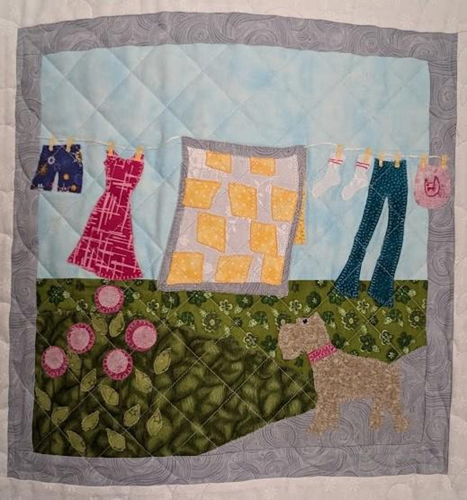 Twin XL Cotton Quilt Titled "a Sunday Drive" by Amanda Gray - Etsy
