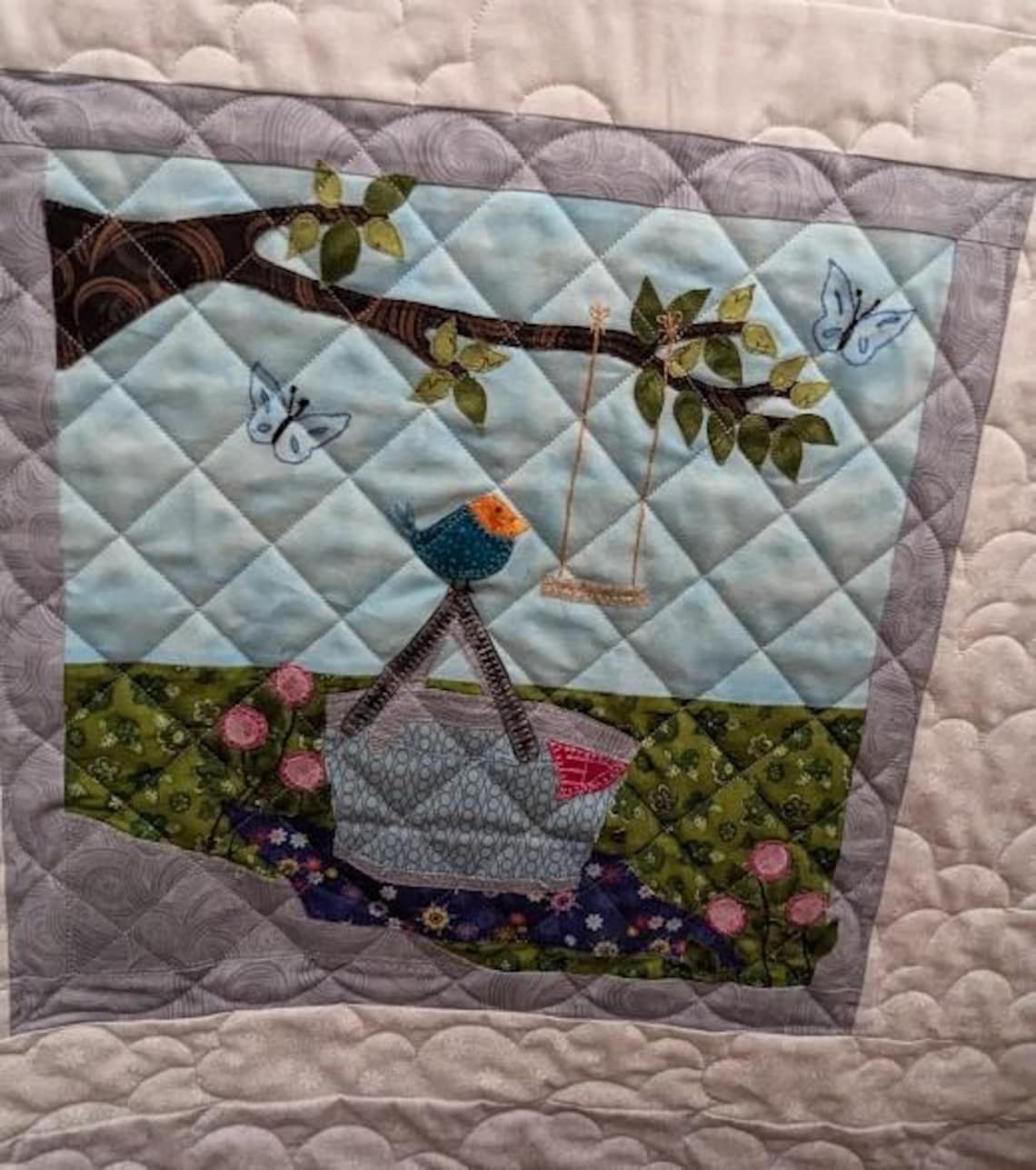 Twin XL Cotton Quilt Titled "a Sunday Drive" by Amanda Gray - Etsy