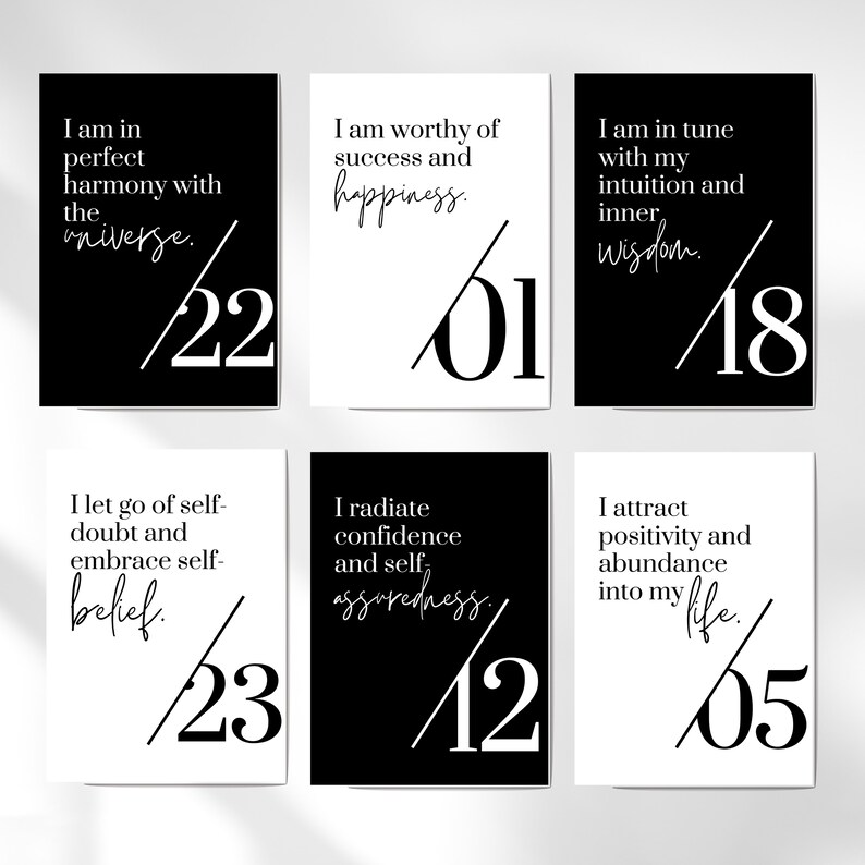 Affirmation Cards Printable, Positive Digital Affirmation Cards, I Am ...