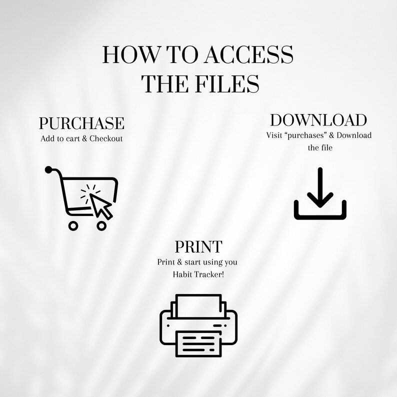 Monthly Habit Tracker Printable PDF for Creating Your Dream Life Daily ...