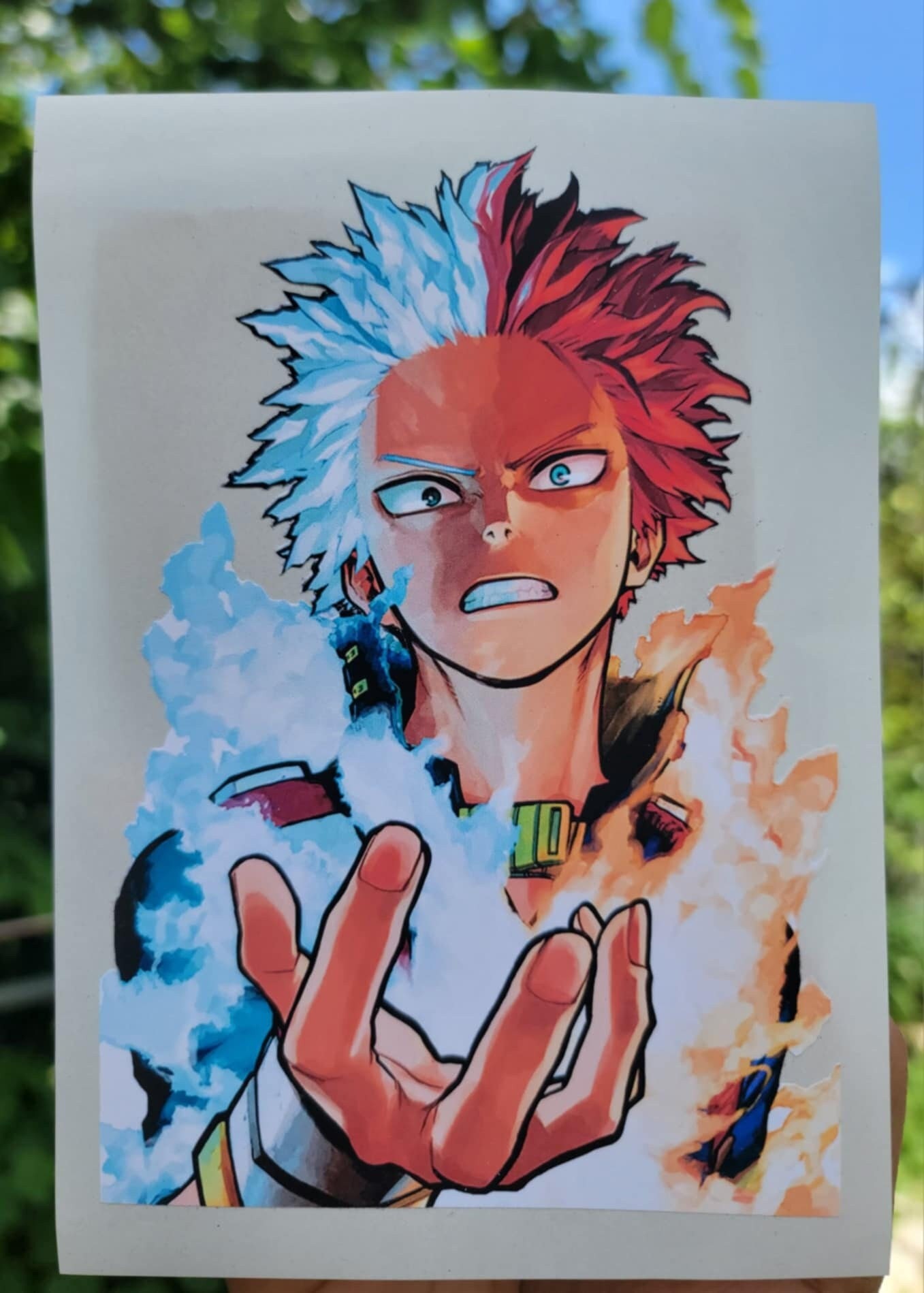 MHA Todoroki Shoto Sticker - Etsy