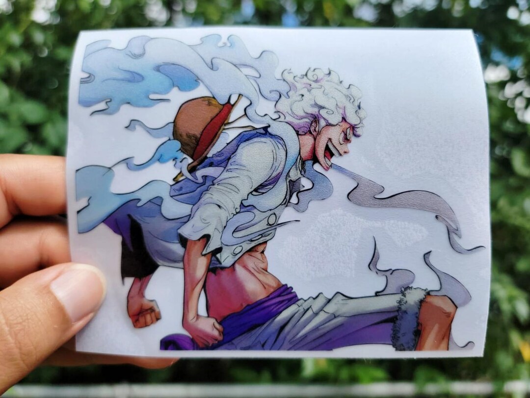 One Piece | Luffy | Reflective Sticker - Etsy