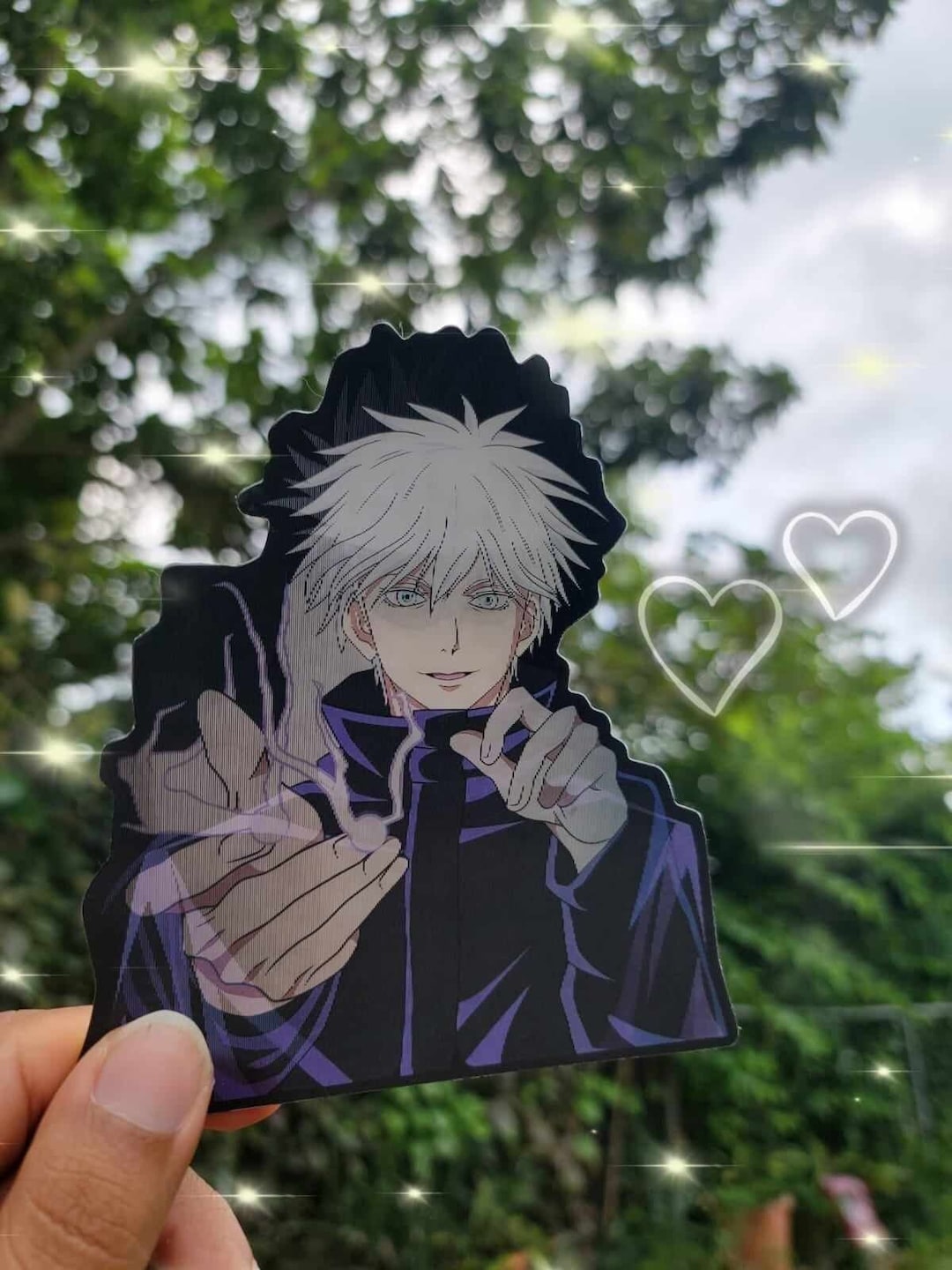 Satoru Gojo Motion Sticker - Etsy