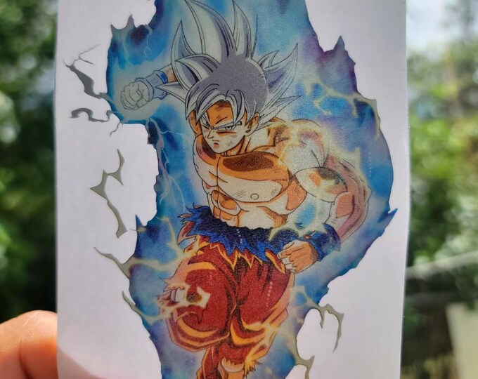 Calcomanía de vinilo Goku Black Decal - Etsy España