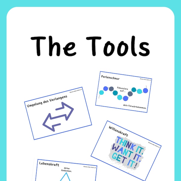 The Tools Phil Stutz Cards - Etsy