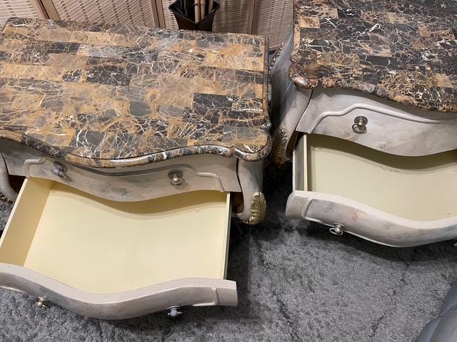 2 Bombay Nightstands/chest/side Tables - Etsy