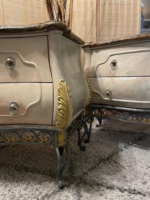 2 Bombay Nightstands/chest/side Tables - Etsy