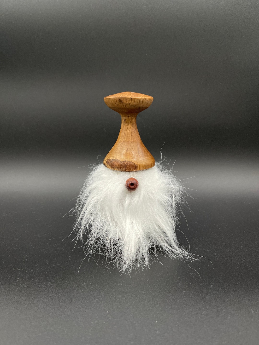 Gnome, hewitt the Gnome, Solid Wood Gnome, Solid One Piece Wood Gnome ...