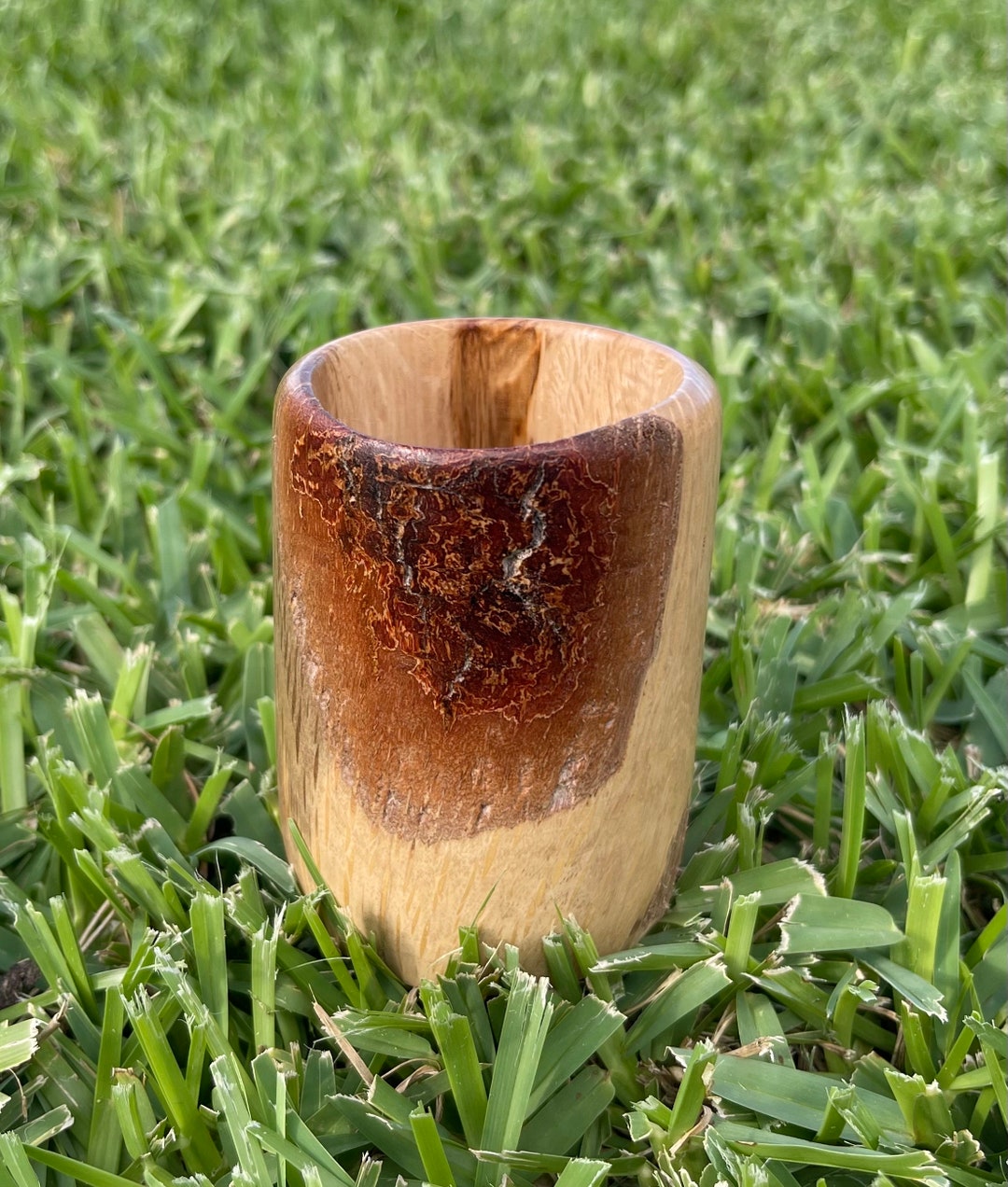 Live Edge Wood Pencil Cup, Hand Turned, Unique Gift, 2 3/8 X 3 1/2 - Etsy