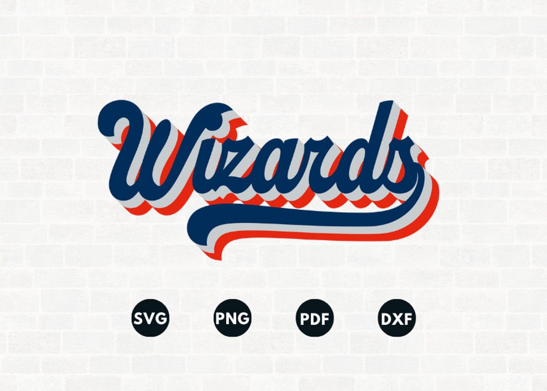 Wizards Svg, Wizards Template, Wizards Stencil, Basketball Gifts ...