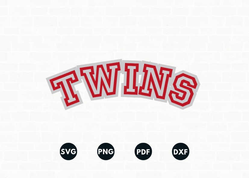 Twins Svg, Twins Template, Twins Stencil, Baseball Gifts, Sticker Svg ...