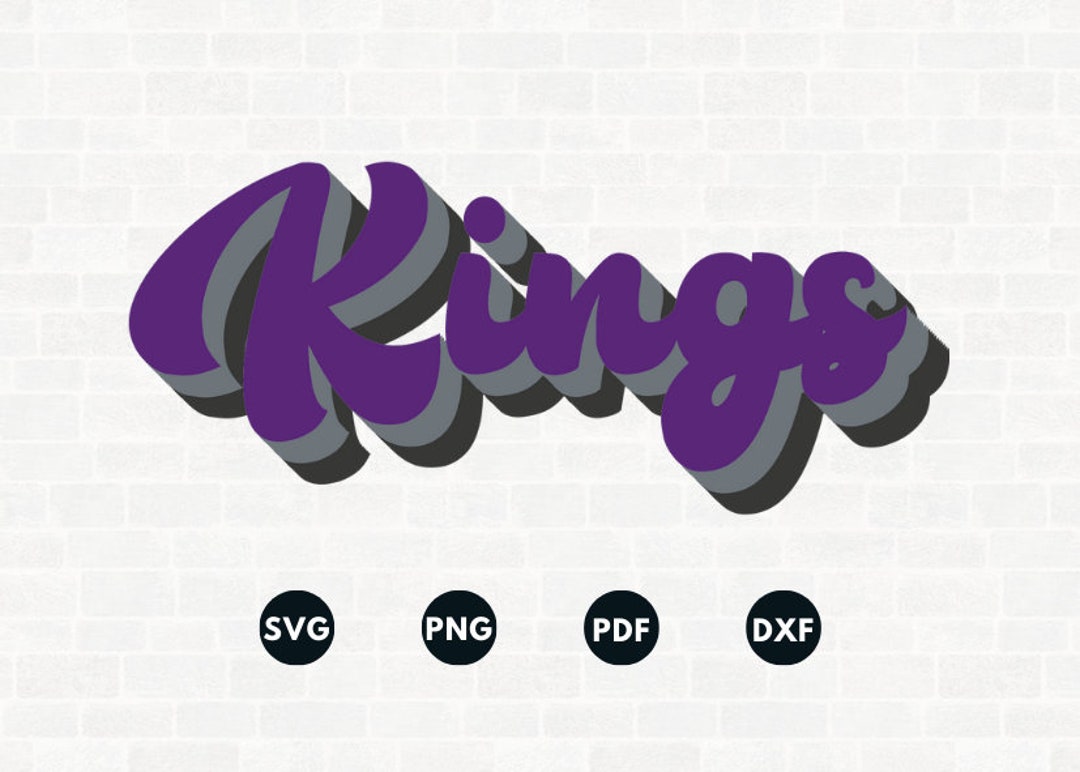 Kings Svg, Kings Template, Kings Stencil, Basketball Gifts, Digital ...