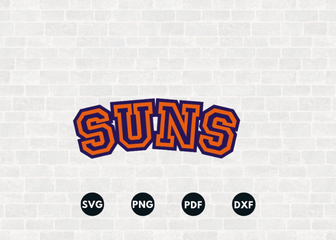 Suns Svg, Suns Template, Sunsspurs Stencil, Basketball Gifts, Digital ...