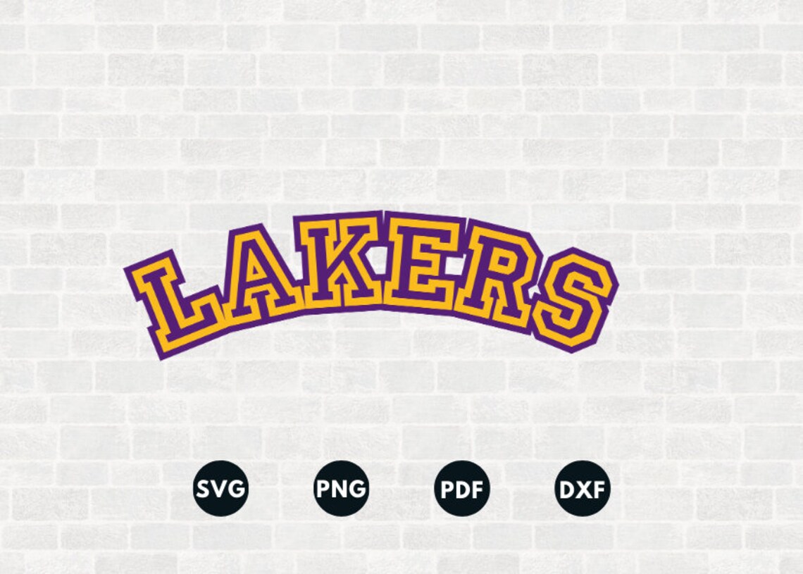 Lakers Svg, Lakers Template, Lakers Stencil, Basketball Gifts, Digital ...
