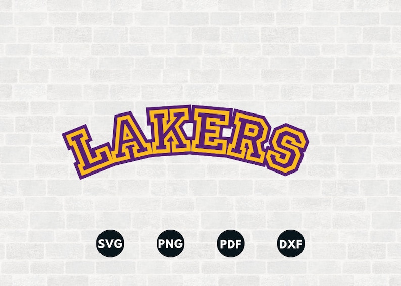 Lakers Svg, Lakers Template, Lakers Stencil, Basketball Gifts, Digital ...