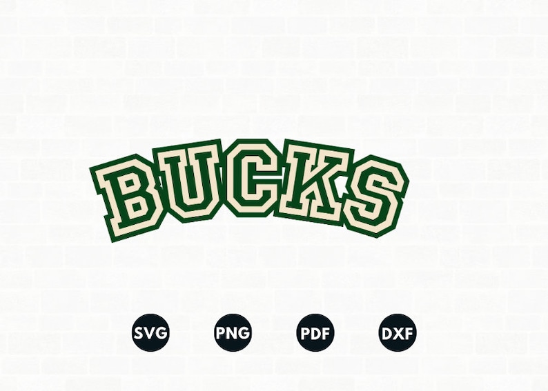 Bucks Svg, Bucks Template, Bucks Stencil, Basketball Gifts, Digital ...
