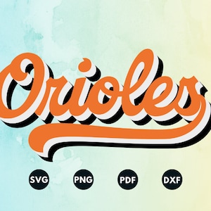 Baltimore Orioles Font - Etsy