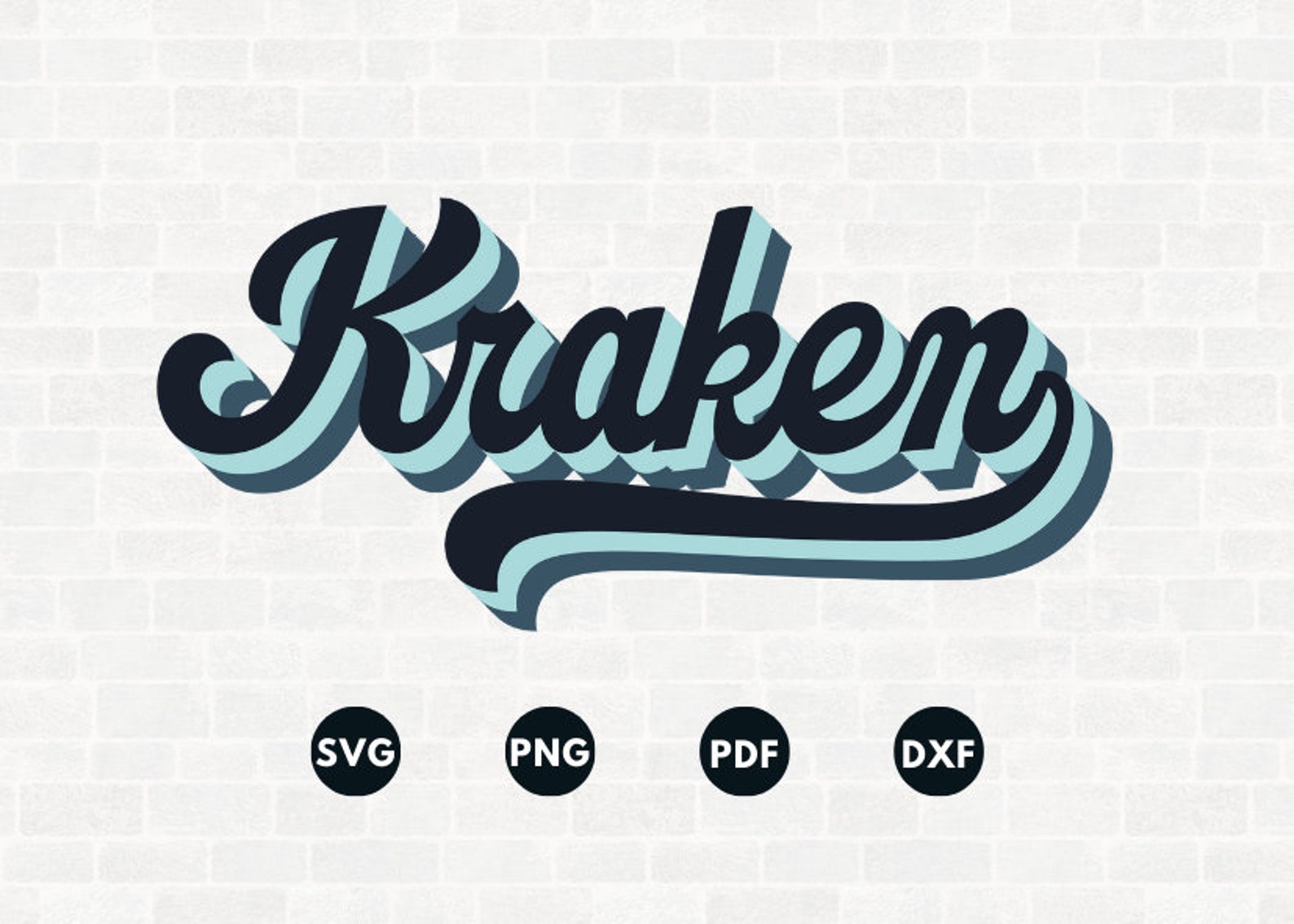 Kraken Svg, Kraken Template, Kraken Stencil, Hockey Gifts, Sticker Svg ...