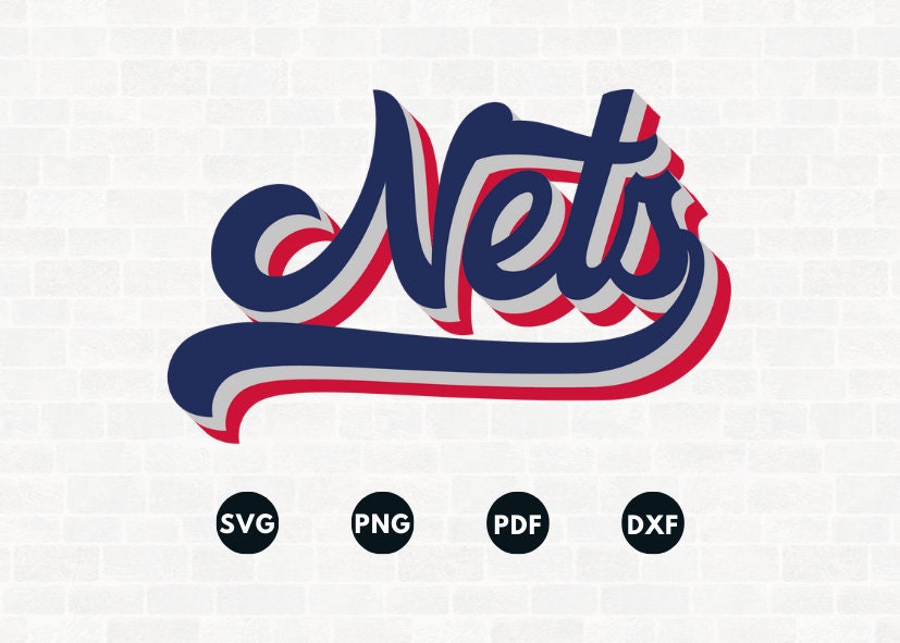 Nets Svg, Nets Template, Nets Stencil, Basketball Gifts, Digital Sport ...