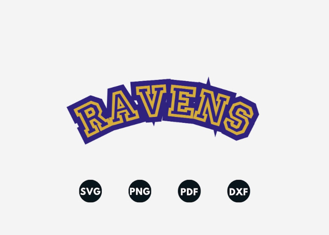 Ravens Svg, Ravens Stencil, Ravens Template, Football Gifts, Sticker ...