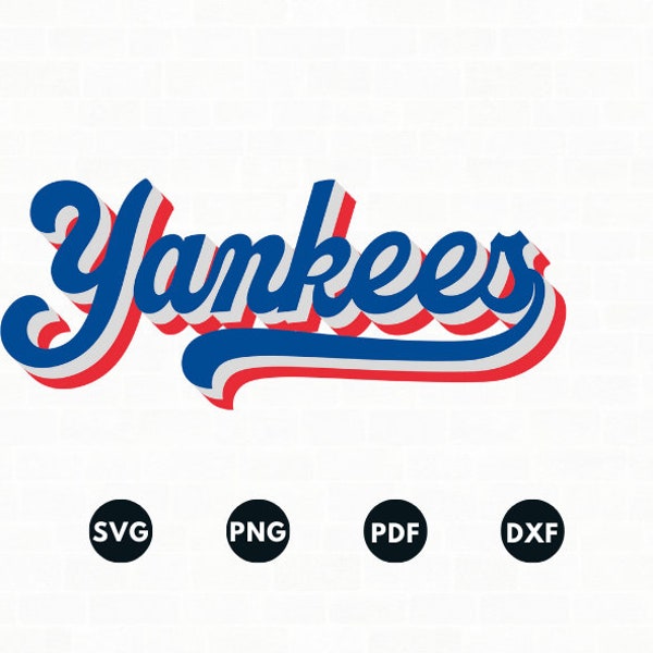 New York Yankees Font - Etsy