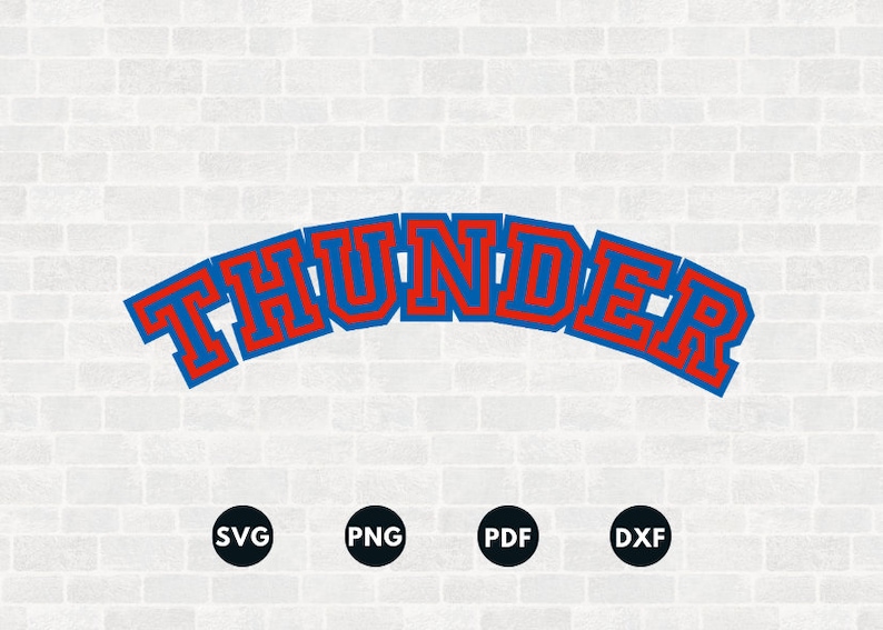 Thunder Svg, Thunder Template, Thunder Stencil, Basketball Gifts ...