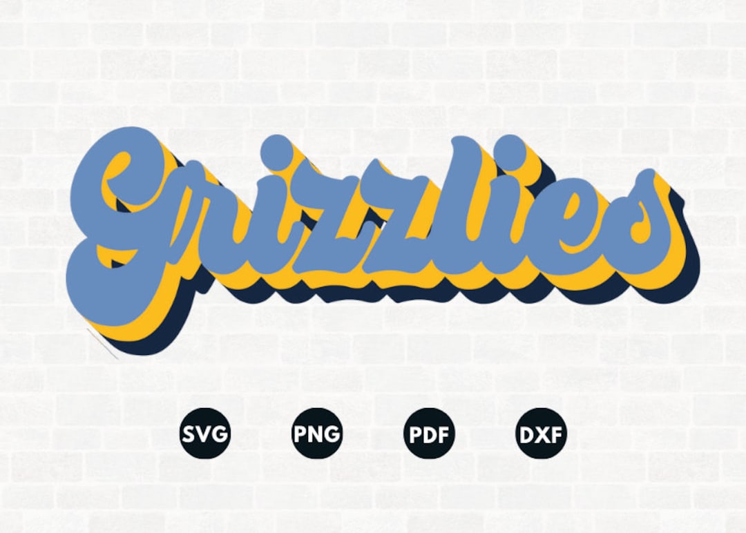 Grizzlies Svg, Grizzlies Template, Grizzlies Stencil, Basketball Gifts ...