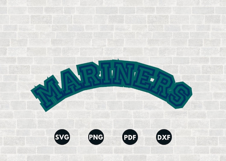 Mariners Svg, Mariners Template, Mariners Stencil, Baseball Gifts ...