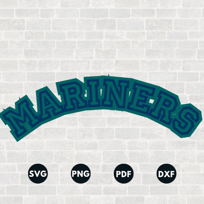 Seattle Mariners Clip Art - Etsy