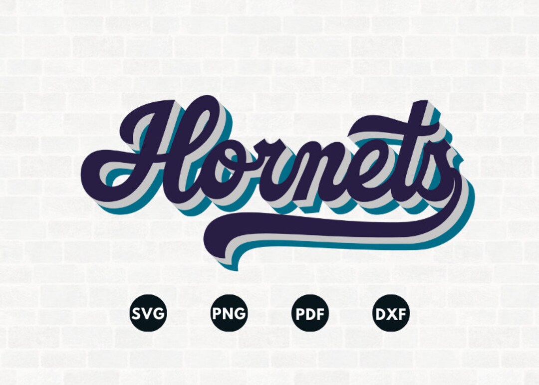 Hornets Svg Hornets Template Hornets Stencil Basketball - Etsy