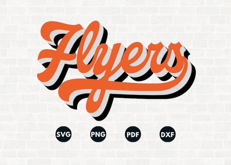 Flyers Svg, Flyers Template, Flyers Stencil, Hockey Gifts, Sticker Svg ...
