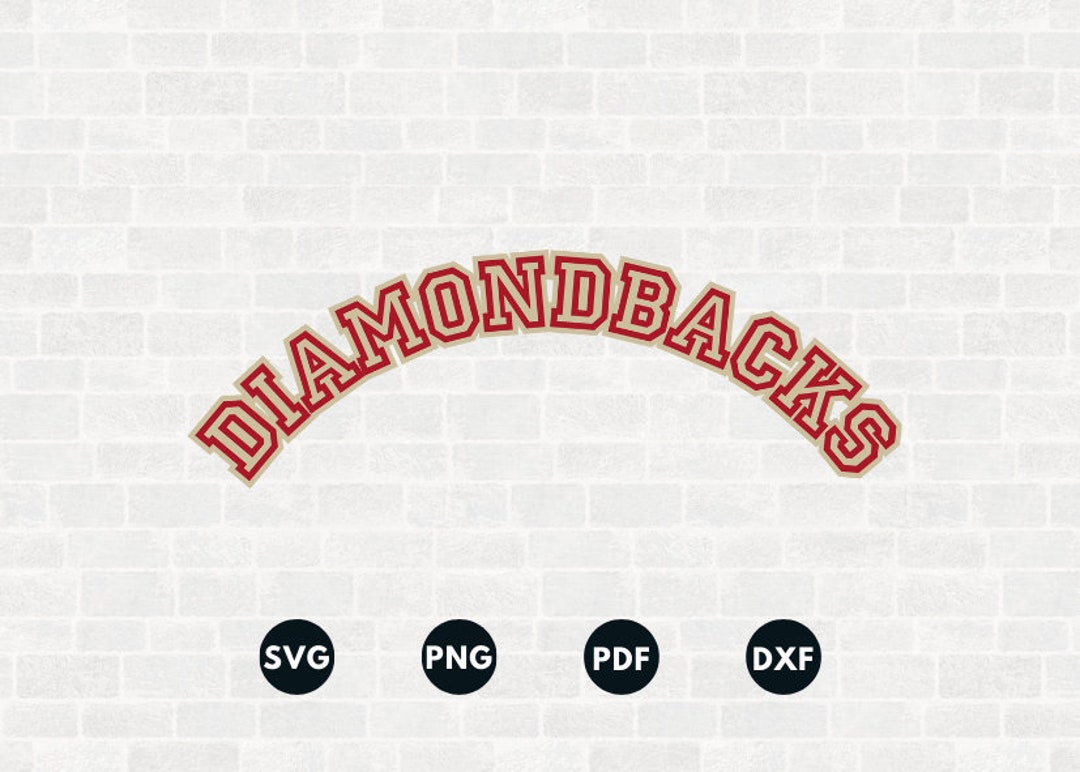 Diamondbacks Svg, Diamondbacks Template, Diamondbacks Stencil, Baseball ...