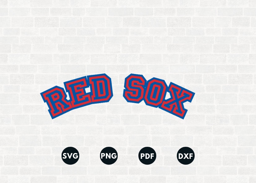 Red Sox Svg, Red Sox Template, Red Sox Stencil, Baseball Gifts, Sticker ...