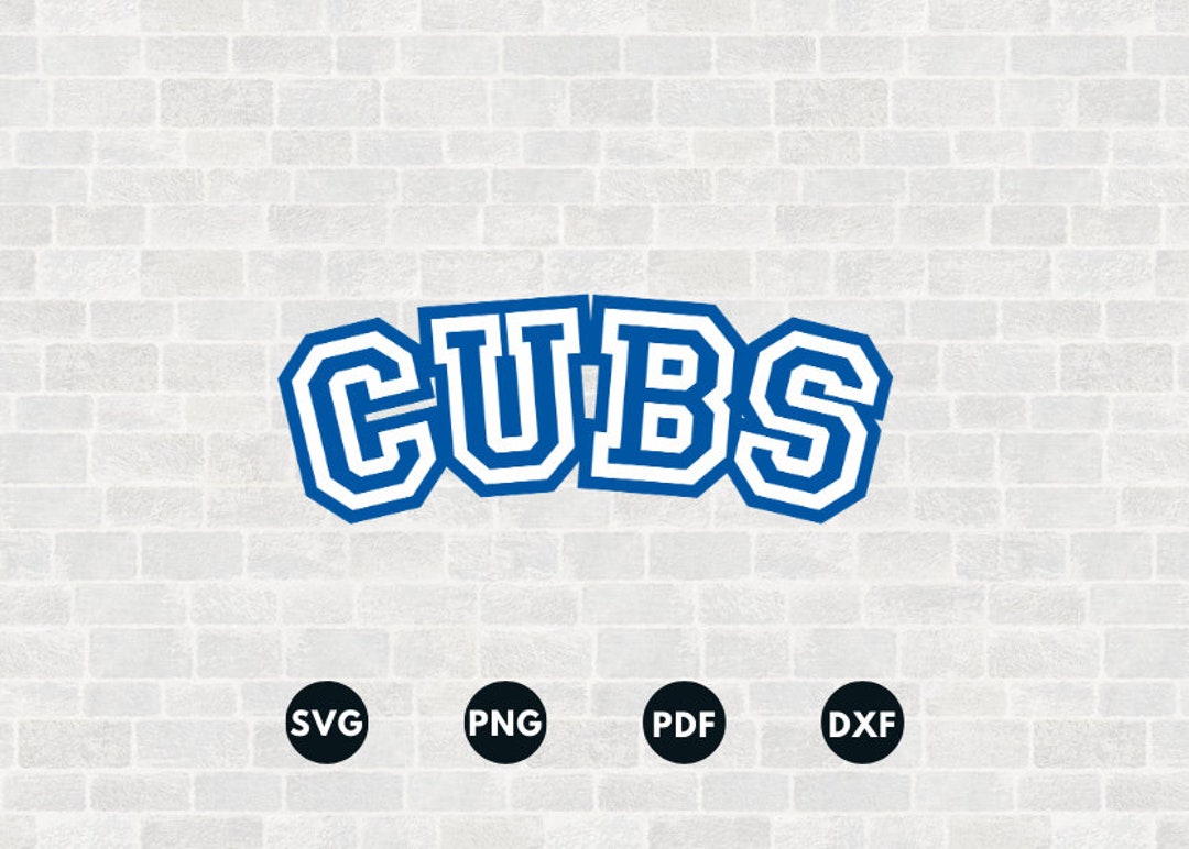 Cubs Svg, Cubs Template, Cubs Stencil, Baseball Gifts, Sticker Svg ...