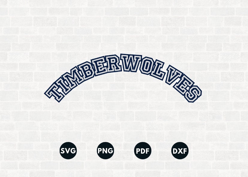 Timberwolves Svg, Timberwolves Template, Timberwolves Stencil ...