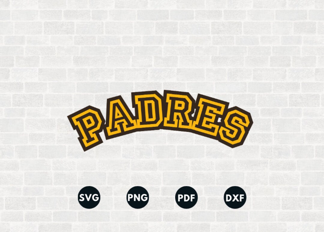 Padres Svg, Padres Template, Padres Stencil, Baseball Gifts, Sticker ...